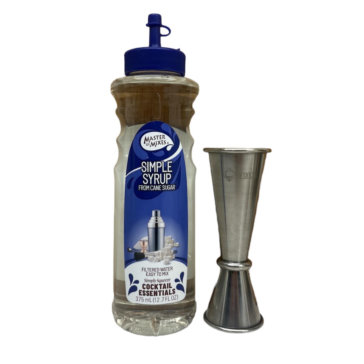 Amazon.com: Simple Syrup 375 ML (12.7Oz) with Chronos 304 stainless ...