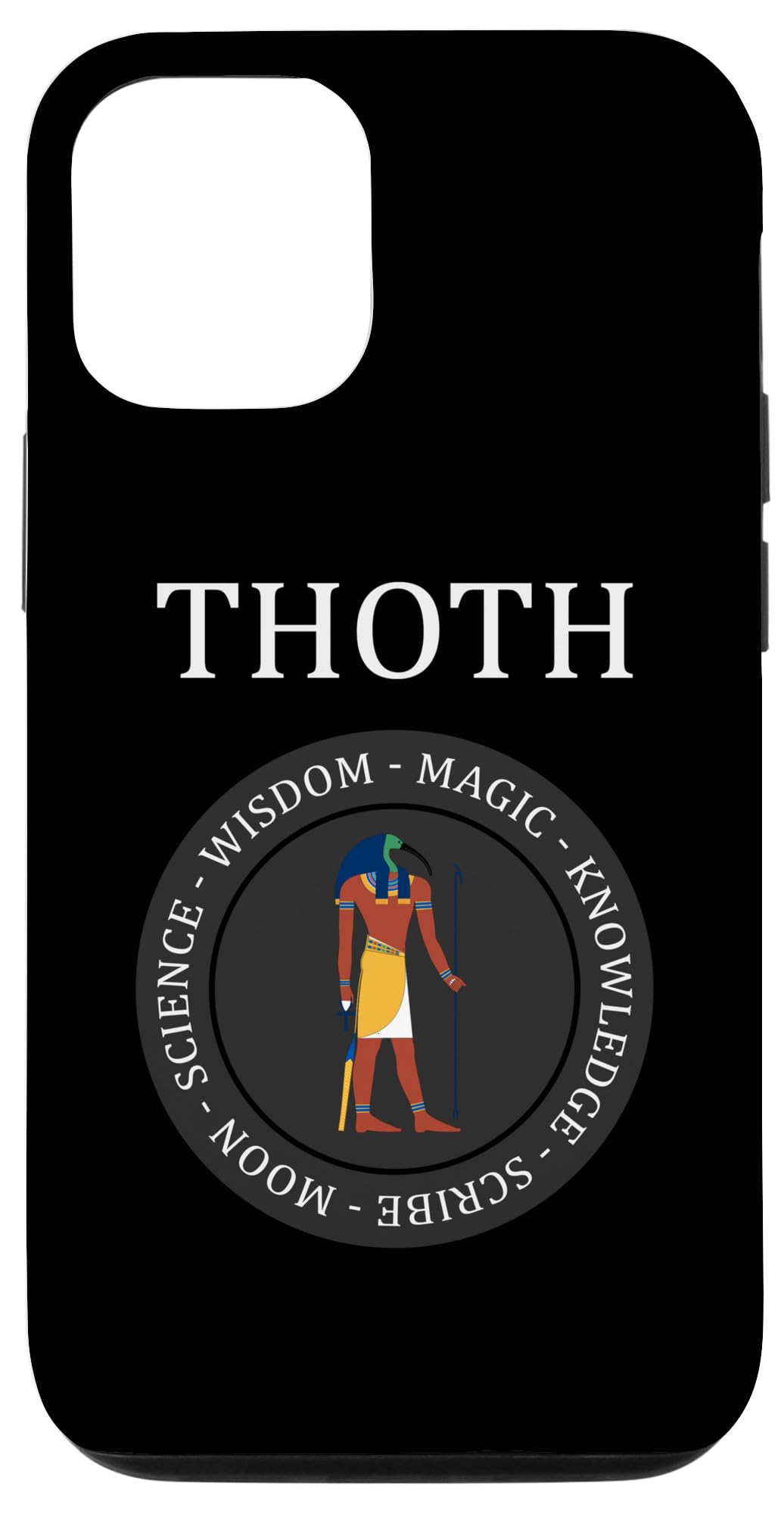 Thoth Egyptian God Symbol Necklace Egyptian Thoth Zodiac Pendant