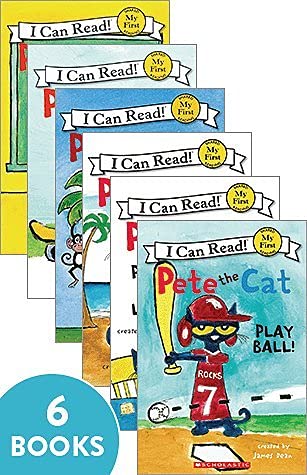 Pete the Cat: Pete at the Beach (My First I Can Read Set of 6 Books ...