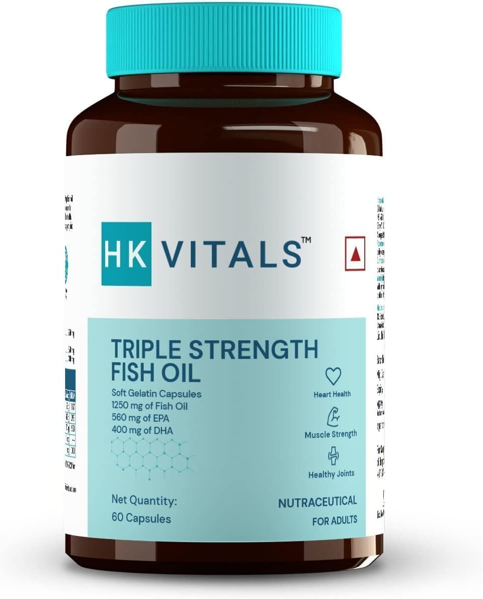Amazon.com: HK Vitals Triple Strength Fish Oil Supplement for Men and ...
