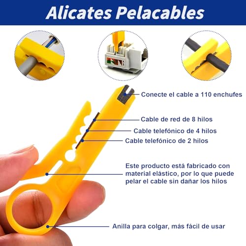 Ponchadora De Cable De Red - Ferreteria Y Herramientas
