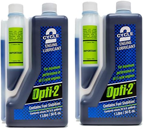 Amazon.com: 2PK Opti 34oz Bottle 2 Cycle Engine Oil Mix Opti-2 Enviro ...