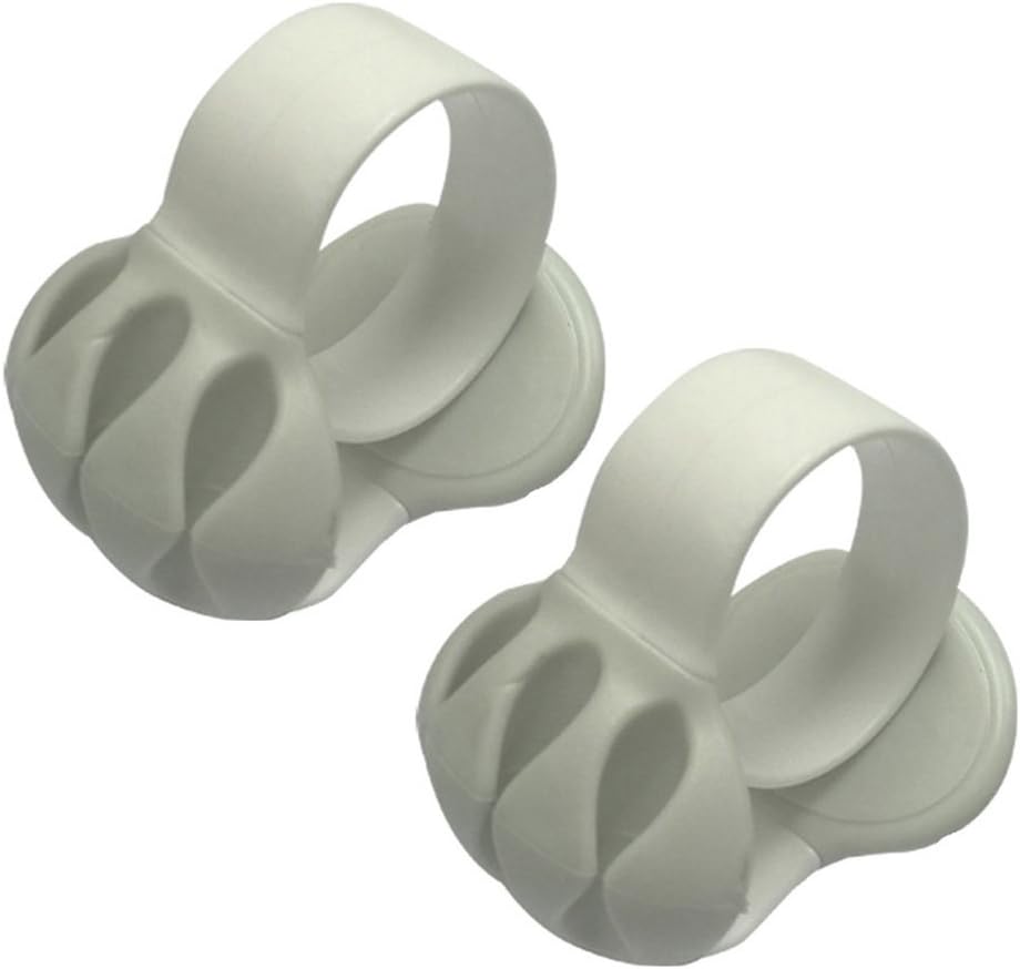 Amazon.com: NewFerU Non Adhesive Weighted Desk Cable Drop Clips ...