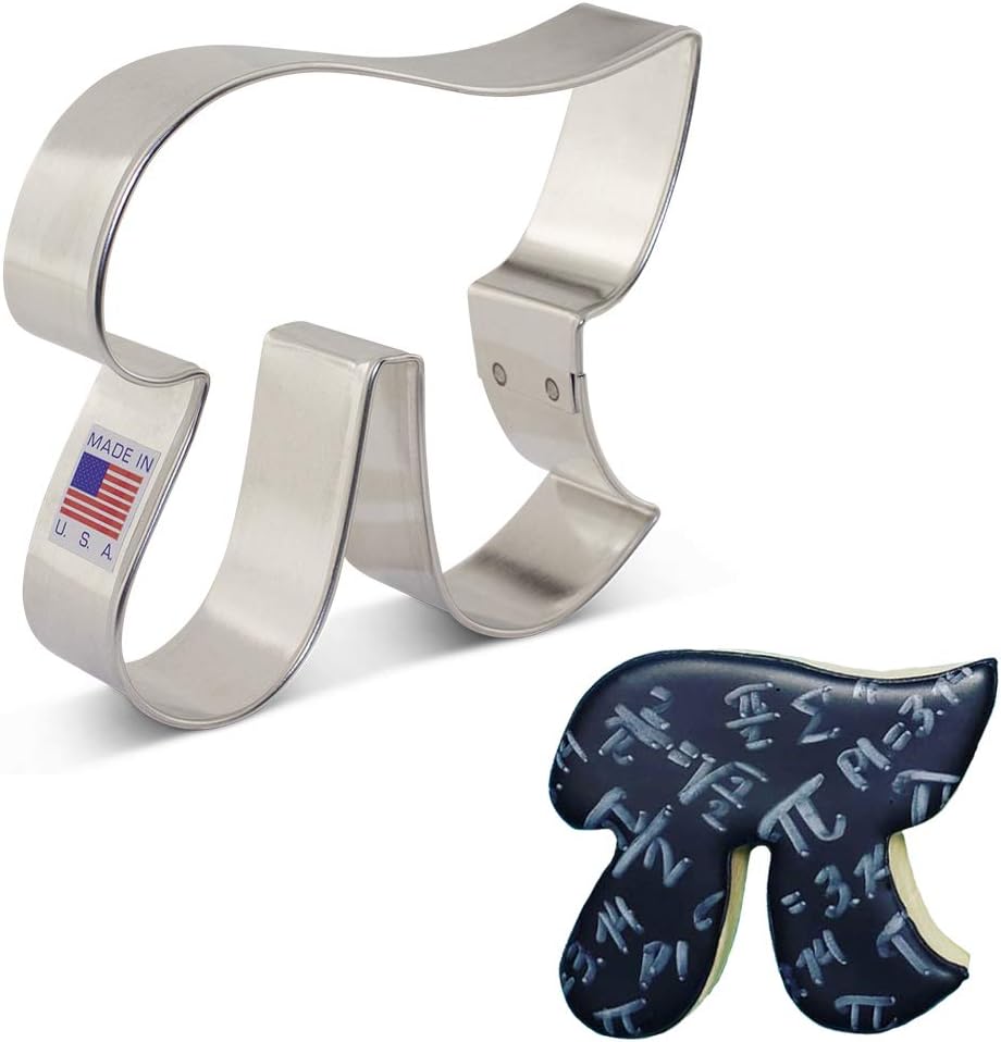 Amazon.com: Ann Clark Cookie Cutters Pi Symbol by Flour Sugar Butter ...