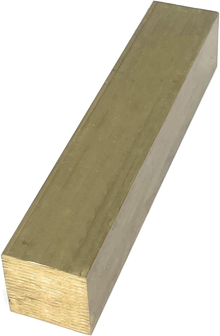 Amazon.com: SuperDi Brass Flat Rectangular Bar Stock 1/2" x 1"x 6 ...