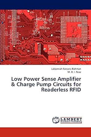 Buy Low Power Sense Amplifier & Charge Pump Circuits for Readerless ...