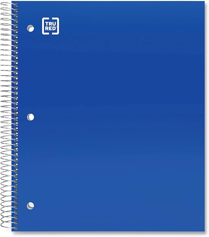 Amazon.com : TRU RED Staples TR58313M Premium 3-Subject Notebook 8.5 x ...