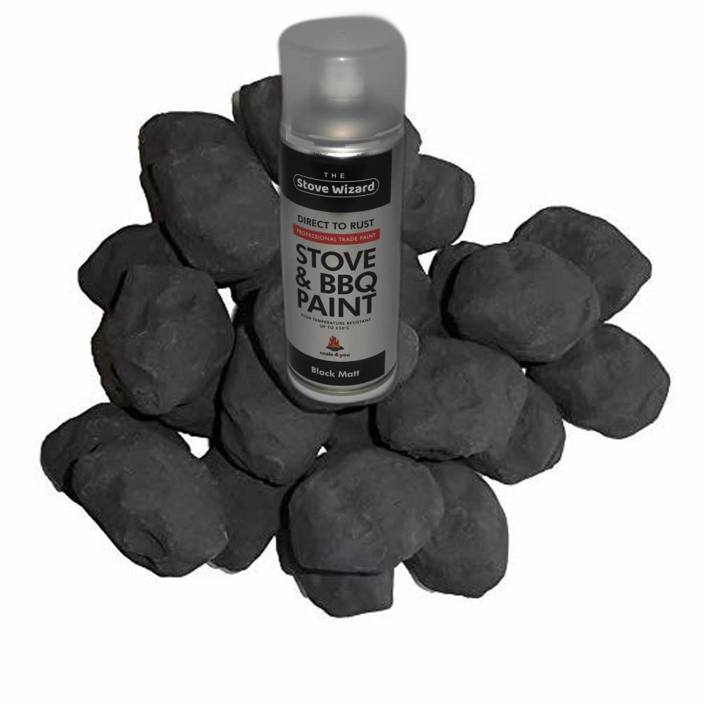 Gas Fire Replacement Coals Rejuvenation Kit 20 Small Cast Coals 400ml ...
