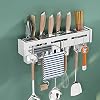 Amazon.com - Jaugufiy Kitchen Wall Mount Utensil Rack Utensil Wall ...