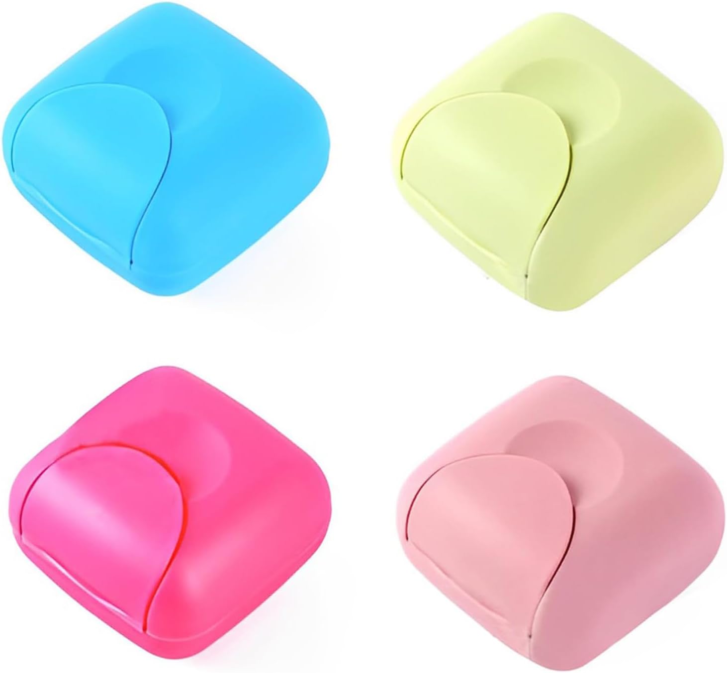 4Pcs Travel Soap Case, Soap Box, Travel Soap Dish, Soap Dish Travel ...