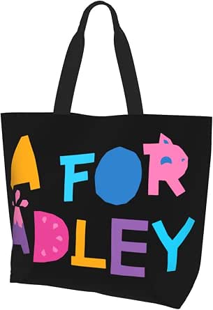 Amazon.co.jp: ZXHNB Shoulder Bag, A For Adley, Women's, Tote Bag, Eco ...