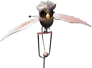 Amazon.com: Wind Sculpture, Wind Spinner, Swing Wind Spinner Metal ...