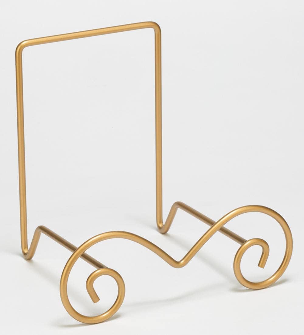 Amazon.com: TRIPAR Stratford 9" Large Gold Metal Bowl Stand Display ...