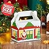 Amazon.com: JOYIN 24 PCS 3D Christmas House Cardboard Treat Boxes for ...