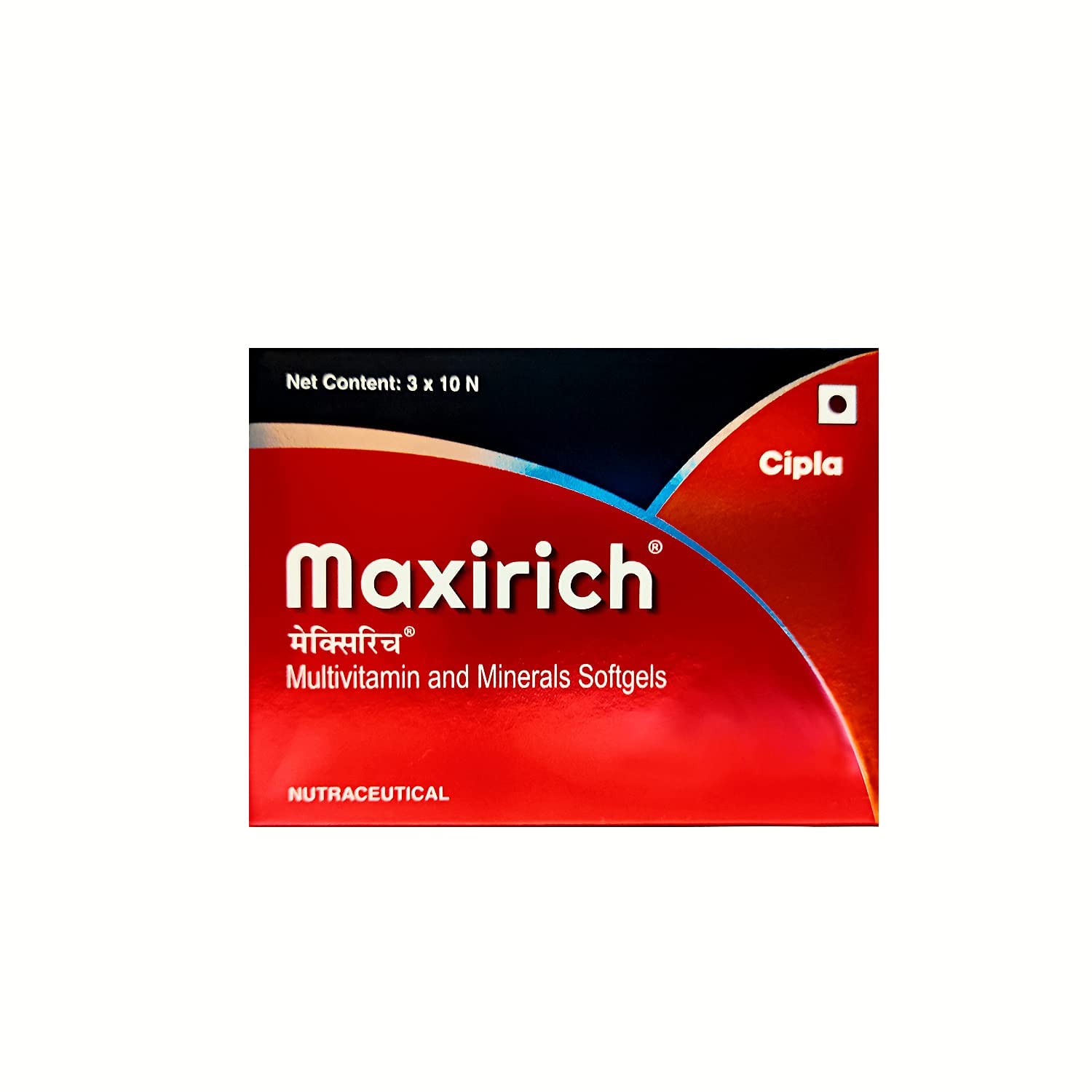 Cipla Maxirich Daily Multivitamin (60 Softgels) For Men & Women With ...