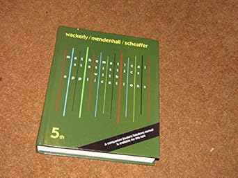 Amazon.com: Mathematical Statistics with Applications: 9780534209162 ...