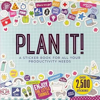 Amazon.com: Plan It! A Sticker Book for All Your Productivity Needs ...
