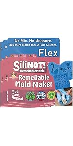 Amazon.com: Remeltable Silicone Mold Making Kit 16oz. - Easier Than ...