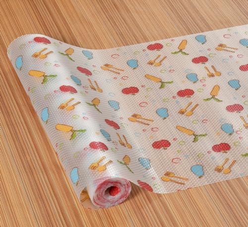 Buy Yellow Weaves PVC Kitchen Mat for Shelf/Shelf Liners Sheet for ...
