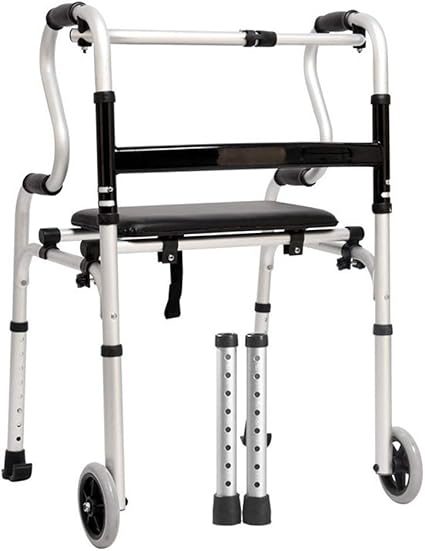 Gehhilfen mit Rädern und Sitz, Leichter medizinischer Aluminium ...