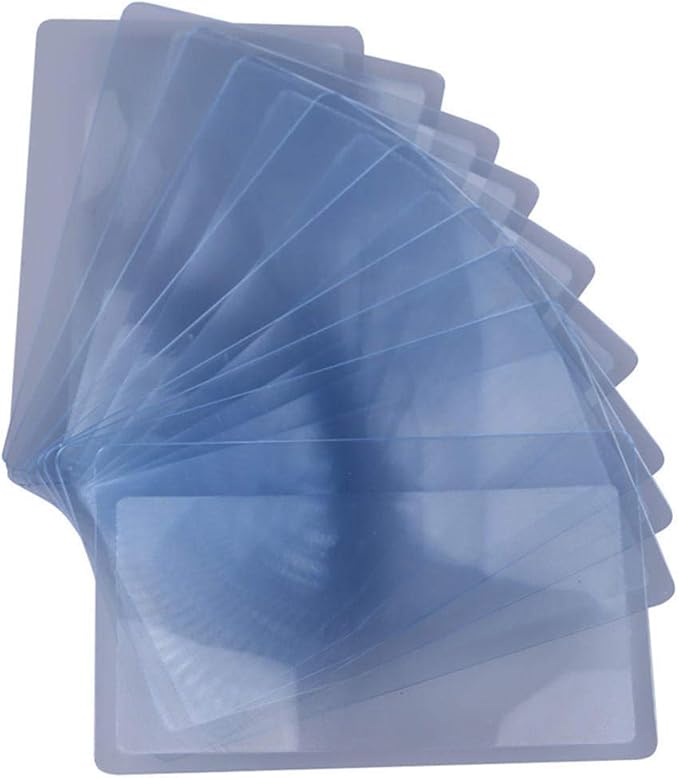 Amazon.com: 60 Pieces Credit Card Sized Magnifying Lenses ORNOOU Pocket ...