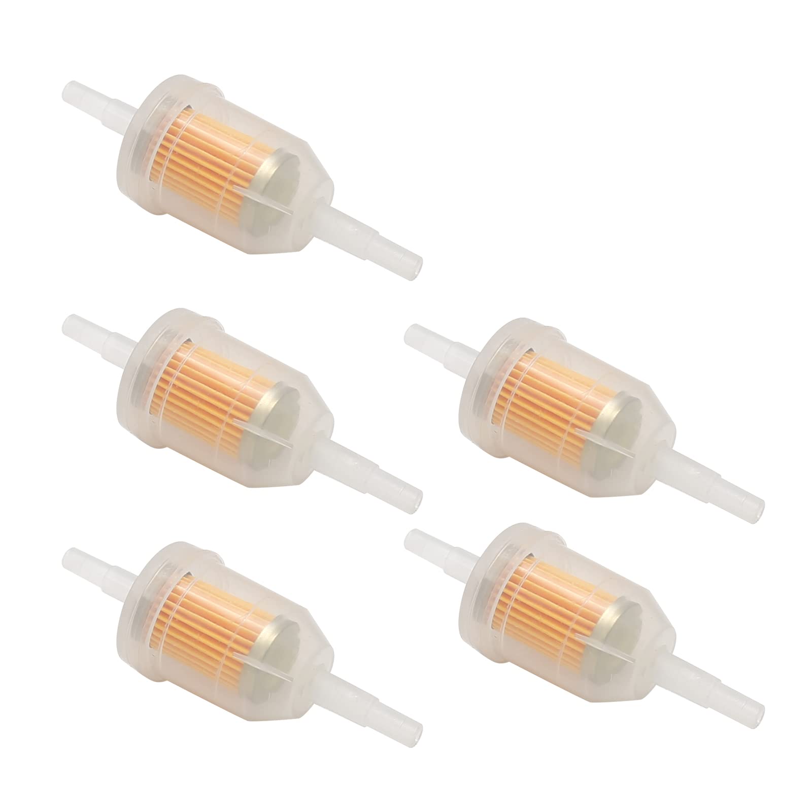 Vkinman 5 Pack Fuel Filter 1/4 x 5/16 Inch Universal Gas Inline Fuel ...