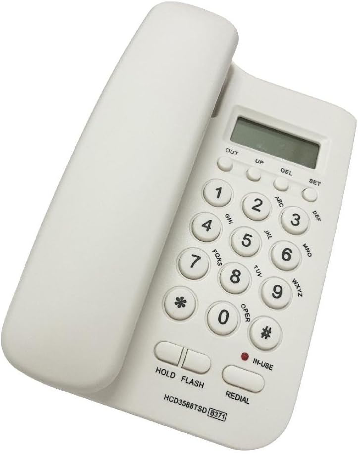 Amazon.com: yungluner Telephone Wall Mounted Telephone Home Office ...