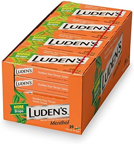 Amazon.com: Luden's Original Menthol Lozenge Throat Drops, Oral ...
