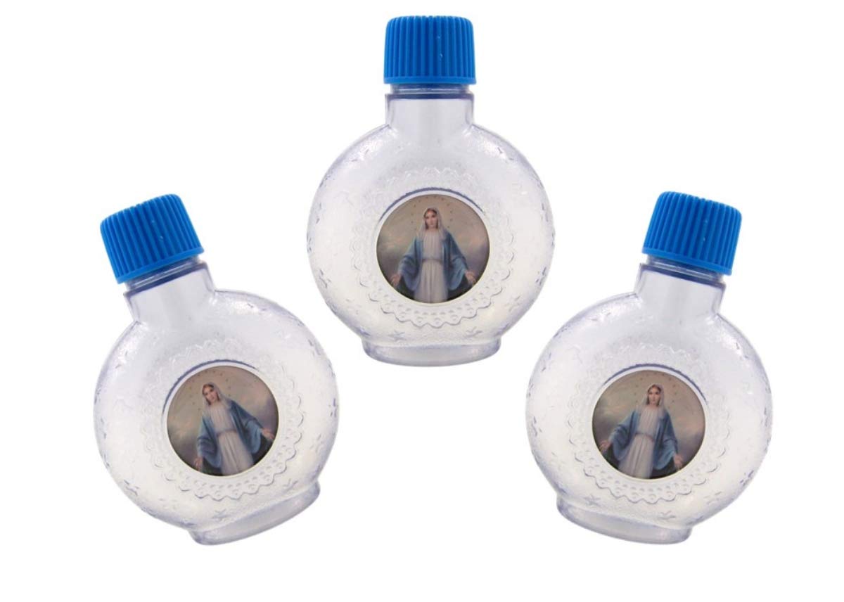 Amazon.com: Holy Water Container - Our Lady of Grace Holy Water Bottle ...