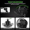 Amazon.com: CANNABMALL Clip On Fan for Grow Tents 6 Inch Oscillating ...