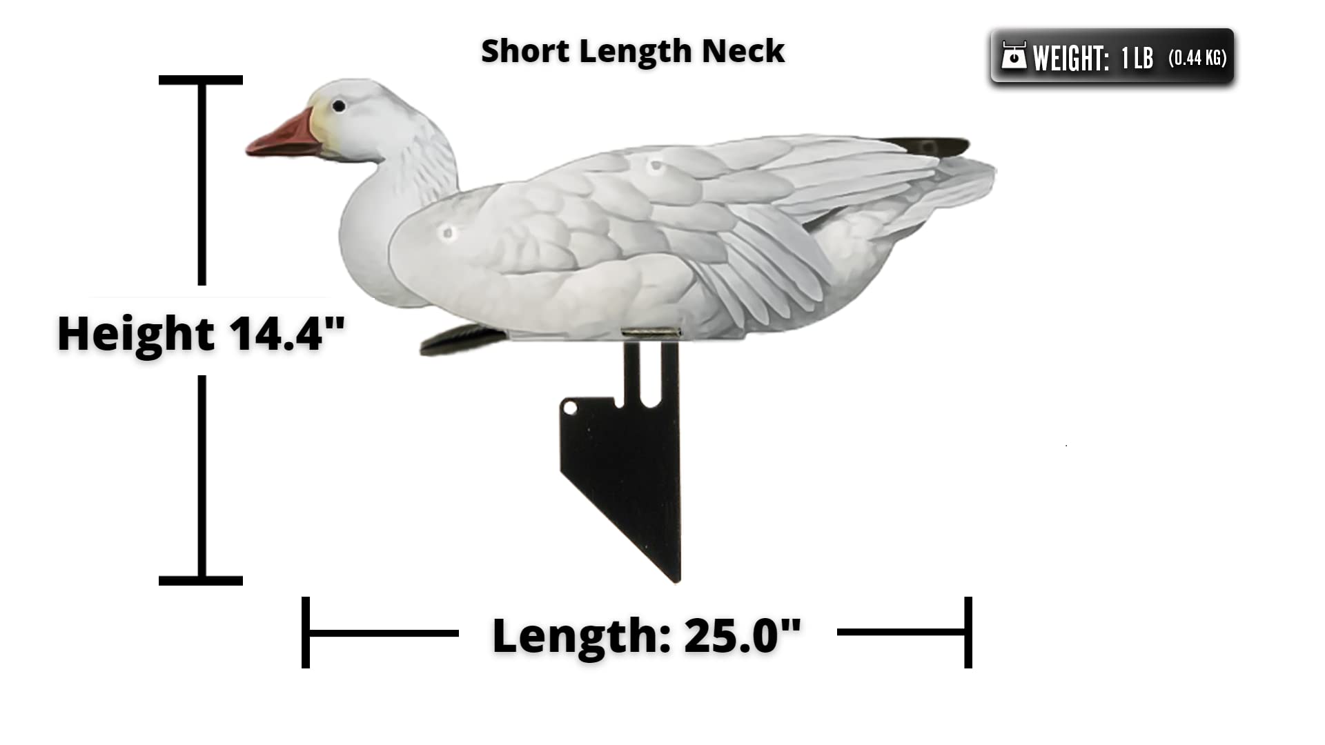 Snapklik.com : FUD Snow Goose Decoys - Foldable And Compact - Perfect ...