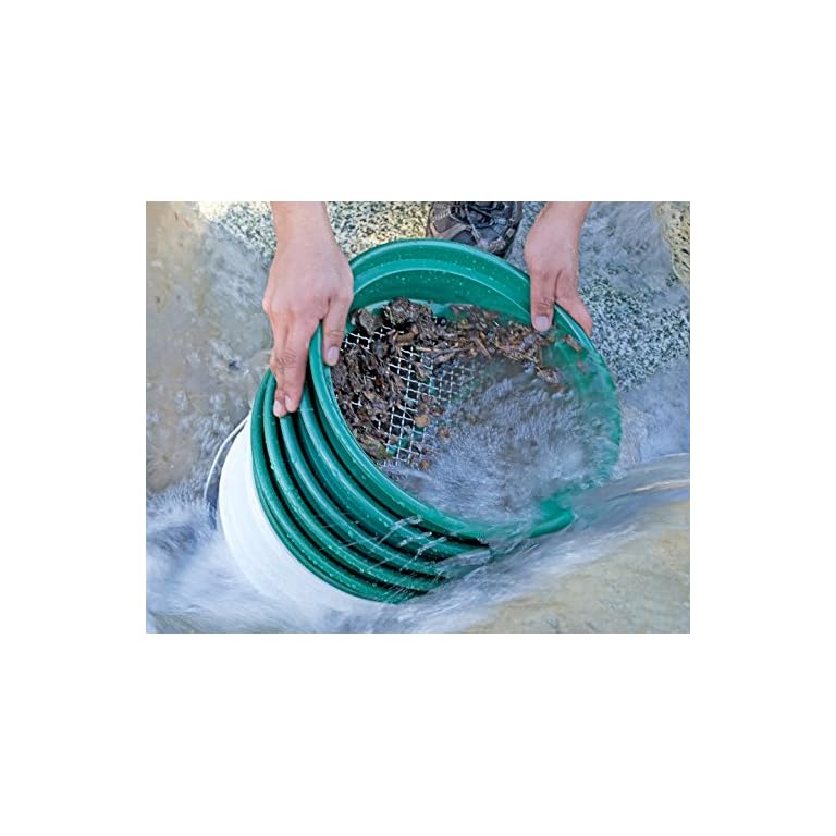 13 1/4 Inch Stackable Classifier Set 5 Pack - Prospecting Supplies