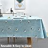 Amazon.com: TruDelve Heavy Duty Vinyl Tablecloth with Flannel Backing ...