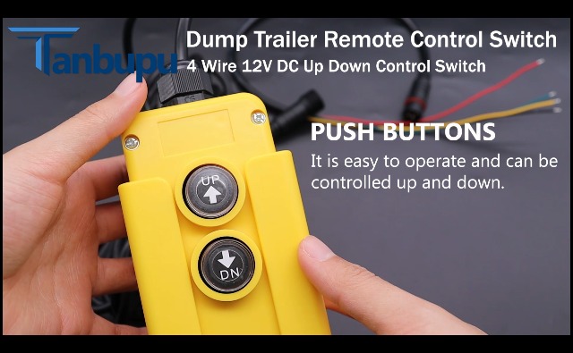 Watch Dump Trailer Remote Control Switch 4 Wire 12V DC on Amazon Live