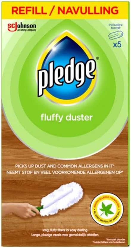Housold 5 Pieces Fluffy Dusters Refills- Picks Up Dust, Dirt & Common ...