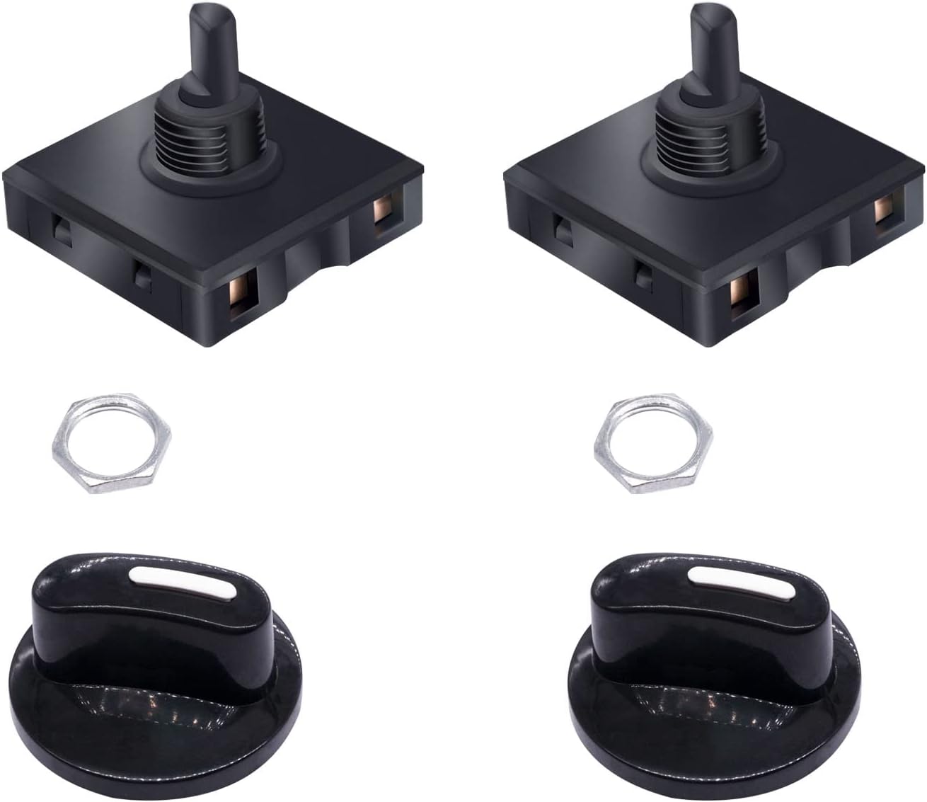 Amazon.com: Electric Room Heater Position 3 Pin 5Pin, Rotary Switch ...