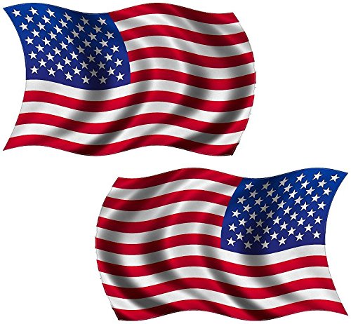 Amazon.com: Vinyl Overlays 720 2-3" x 1.8" American US United States ...