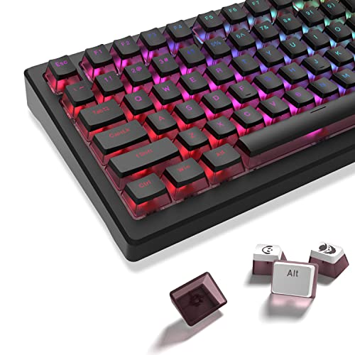 XVX Pudding Keycaps, PBT Keycaps 165 Keys Set Custom Keycap Set, OEM ...