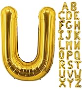 Amazon.com: Silver Letter Balloons 40 Inch - Large Letter Balloon ...
