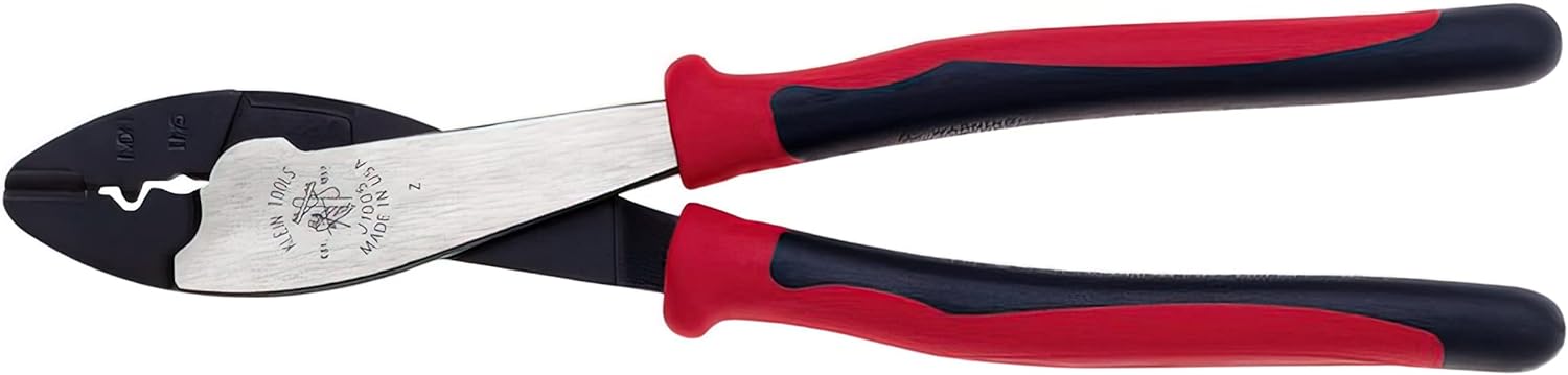 Klein Tools J1005 Pinzas para Ponchar y Cortar Terminales no aislados ...