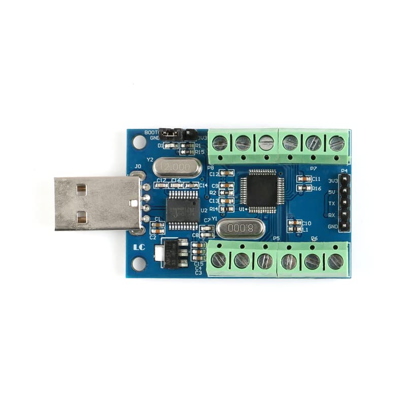 Snapklik.com : 10-Channel ADC Data Acquisition Module 12Bit AD Sampling ...