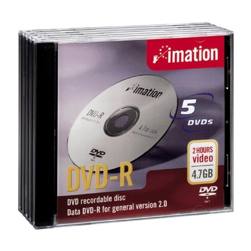 Imation Corp 5PK DVD-R 8X 4.7GB ( 17158 ) : Amazon.in: Electronics