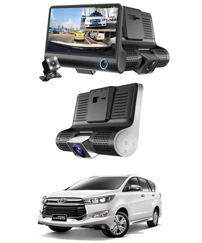 AYW 4inch 3Way Car DVR Camera 3 Lens/170 Degree/Wide Angle Car Camera ...