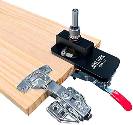 IAZZCO 35mm Cabinet Hinge Jig, Drilling Hole Puncher Accurate Locking ...