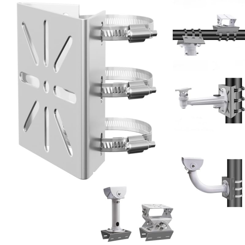 Amazon.com: Universal Stainless Steel Surveillance Wall Mount Bracket ...
