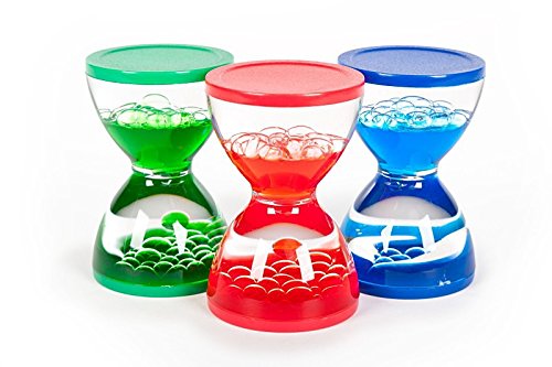 Liquid Bubbles Assorted colors oil drop 3 min sensory timer paper ...