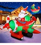 Amazon.com: 8FT Christmas in July Inflatables, Hula Santa Claus and ...