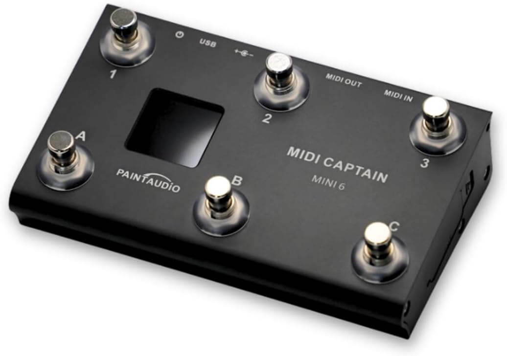 Paint Audio MIDI Captain MINI 6 Foot Controller Multi-Effects Keyboards Synthesizer USB-MIDI DAW ...