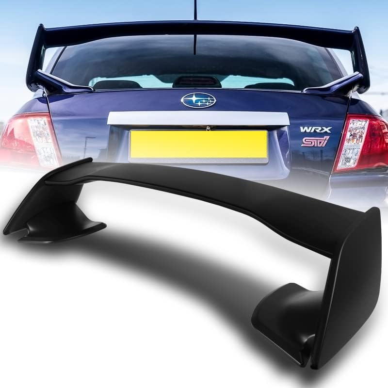 Amazon.com: HYPERSPEED Trunk Spoiler Wing Lip Rear Tail Lid kit ABS STI ...