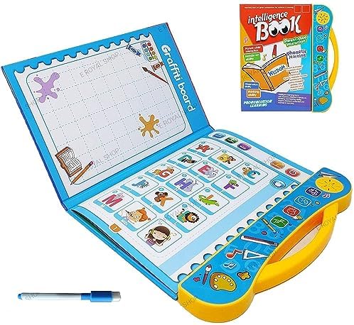 Intelligence Book | Interactive -Musical English Educational Phonetic Learning for 3 + Year Kids ...
